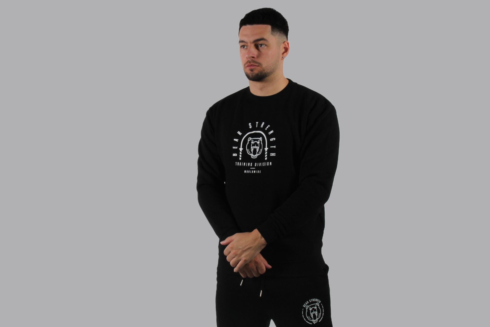 Bending Bar Round Neck Jumper – Bear Strength